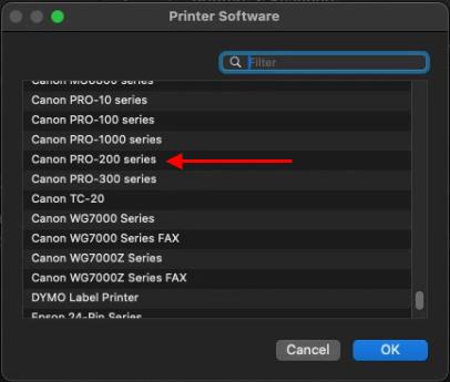 Novice- help to find PIXMA PRO-200 print options - Canon Community
