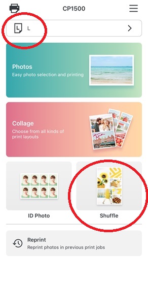 SELPHY CP1500 Update limited the photo layouts and... - Canon Community