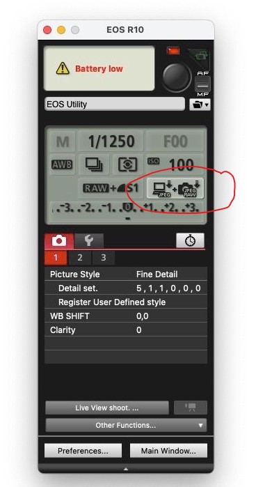 EOS R100 photos not saving to SD card while connec... - Canon Community