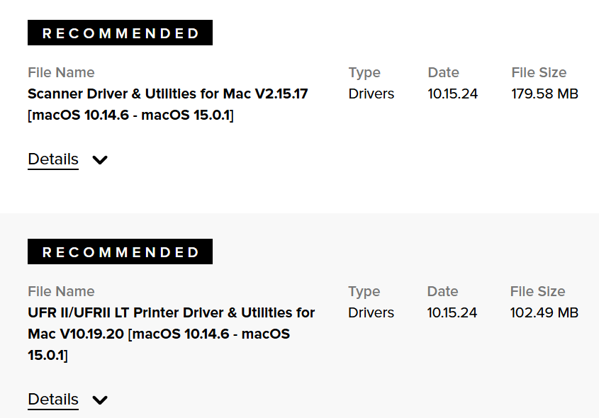Re: Image CLASS MF644Cdw has connection/driver (Ne... - Canon Community