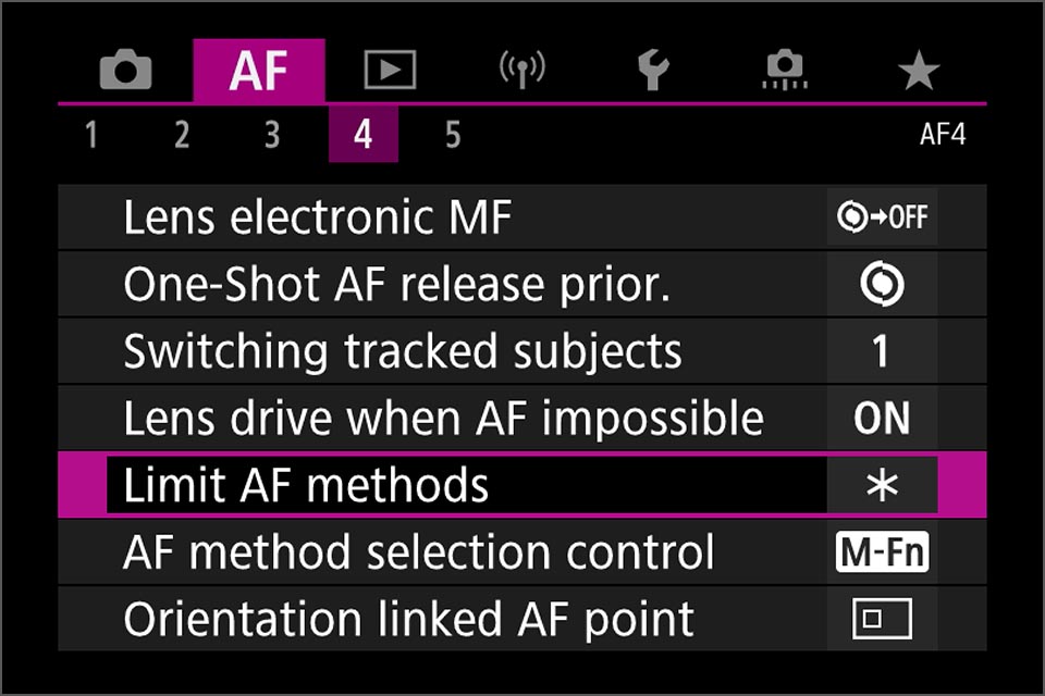 EOS R6 Customizing buttons for my AF preferences - Canon Community