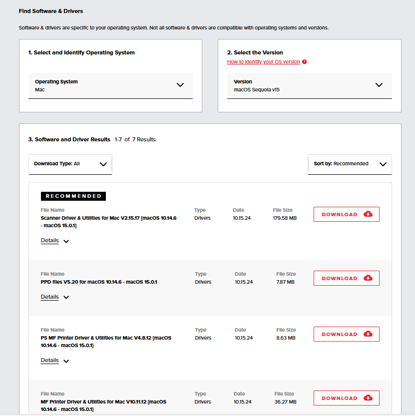 Solved: imageCLASS D1320 can't find driver on Mac running ... - Canon ...