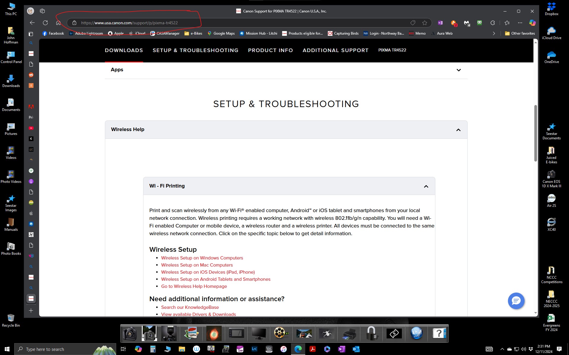 PIXMA TR4522 - Assistance with connecting to New W... - Canon Community