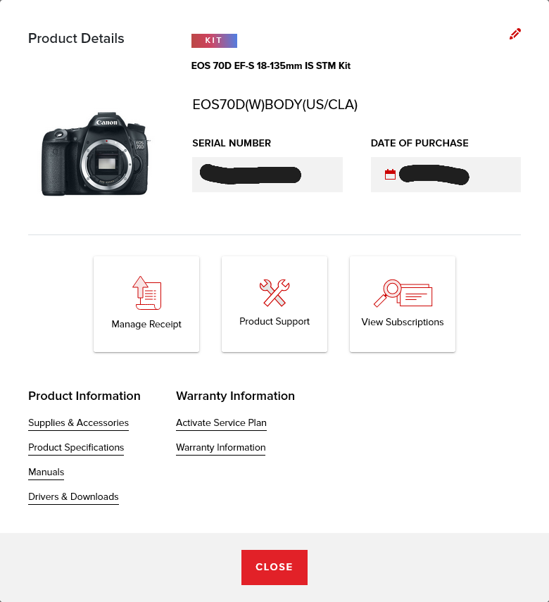 Solved: Cannot Remove Product Registration - Canon Community