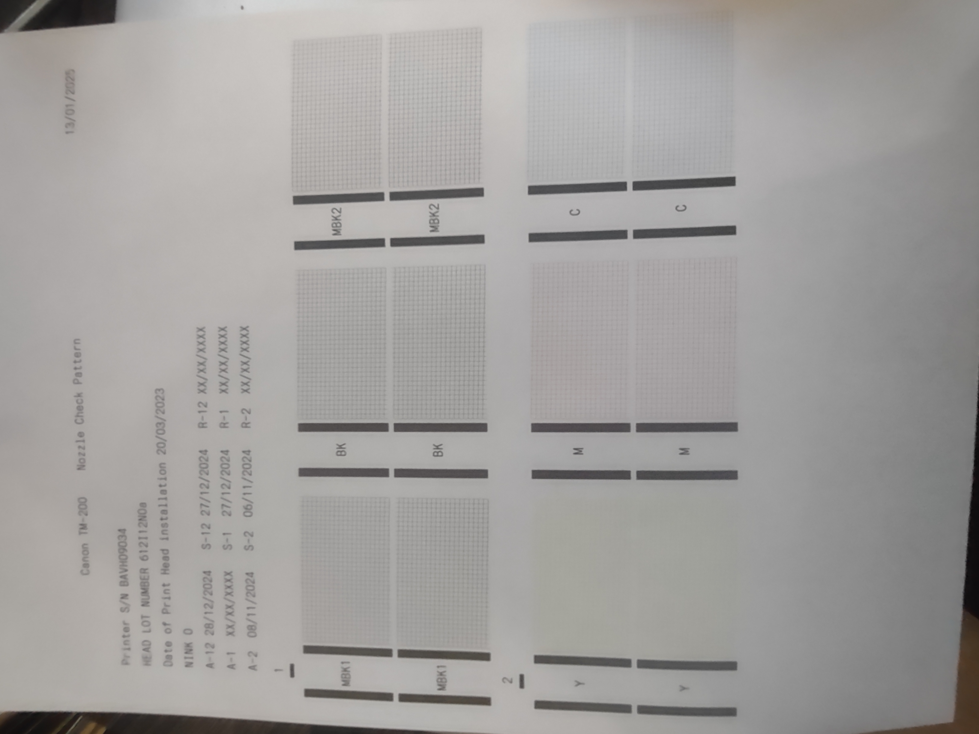 Canon TM-200: Smudges and Dark Streaks on Matte Pa... - Canon Community