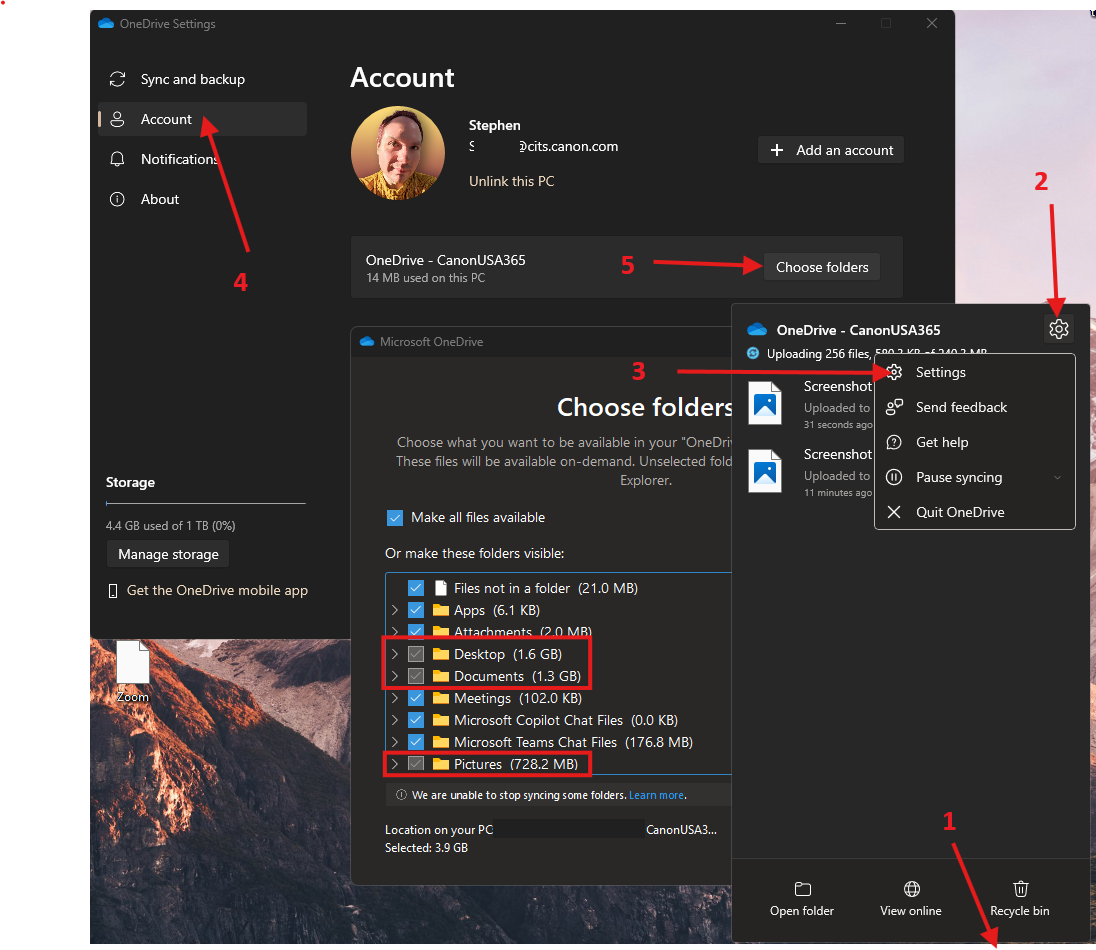 scanning using MF scan goes to one drive folder - Canon Community