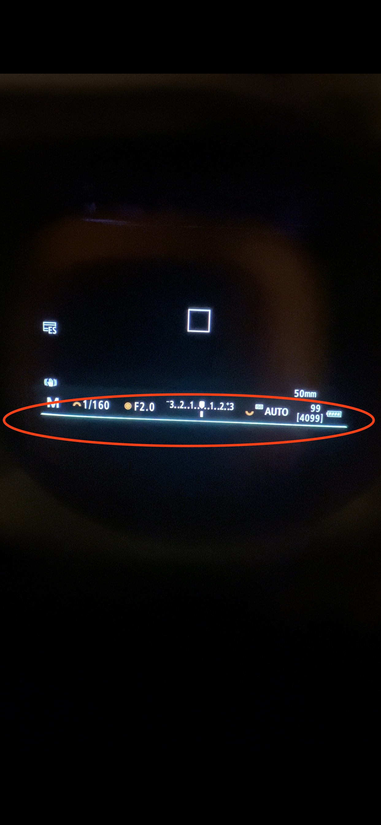 EOS R5 Mark II - evf white line - Canon Community