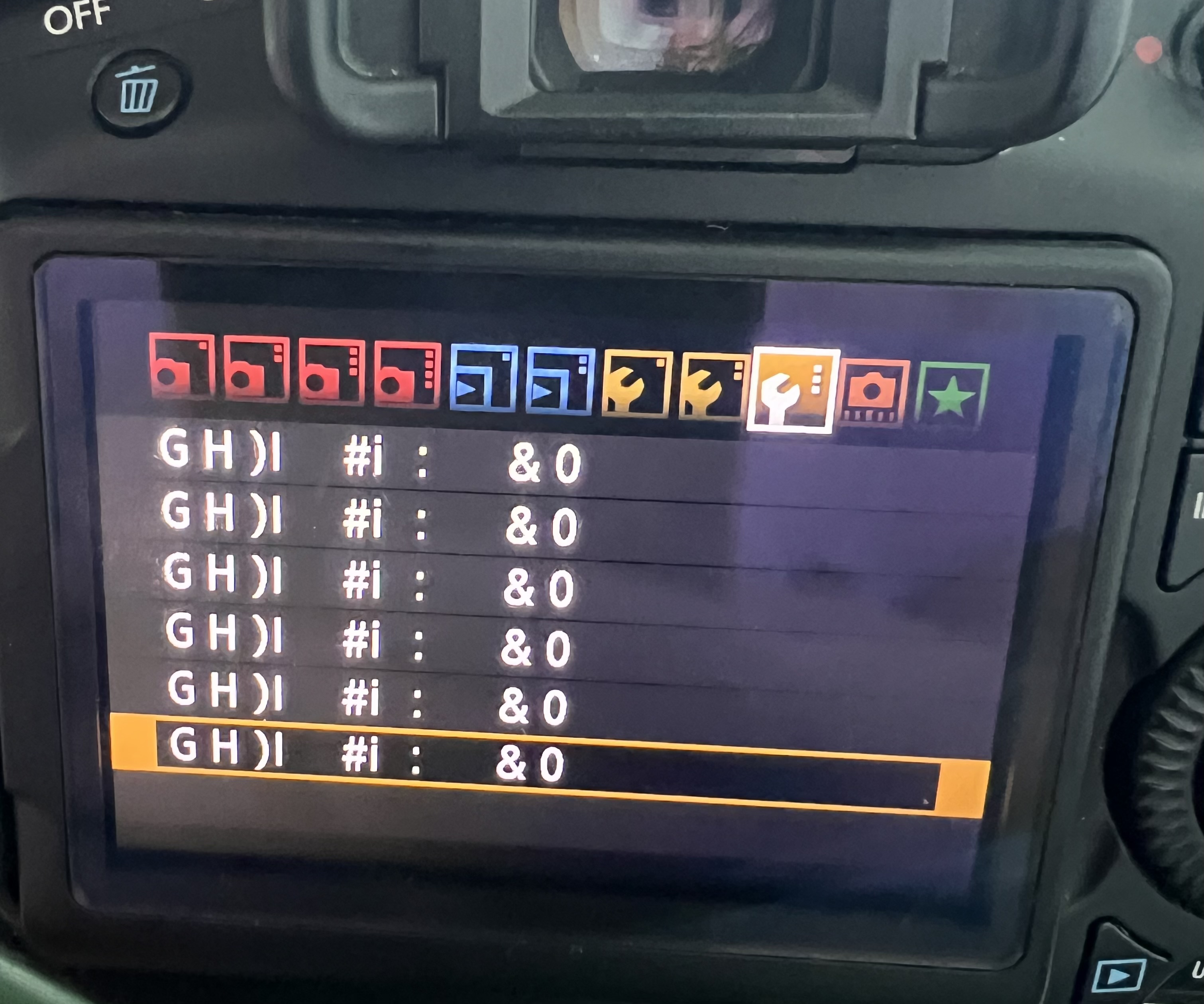 Does anyone know why my EOS 60D only shows symbols... - Canon Community