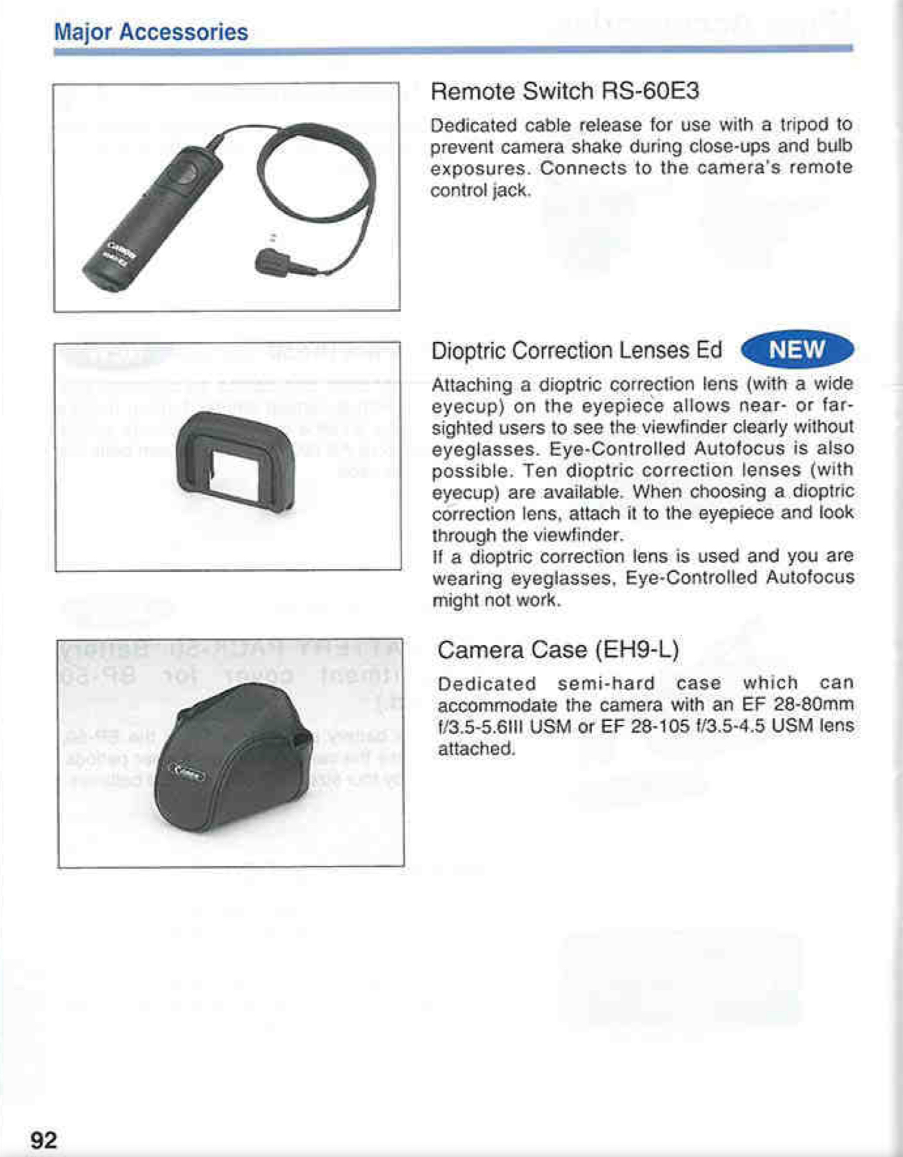 Leather case for Canon EOS Elan 2E - Canon Community