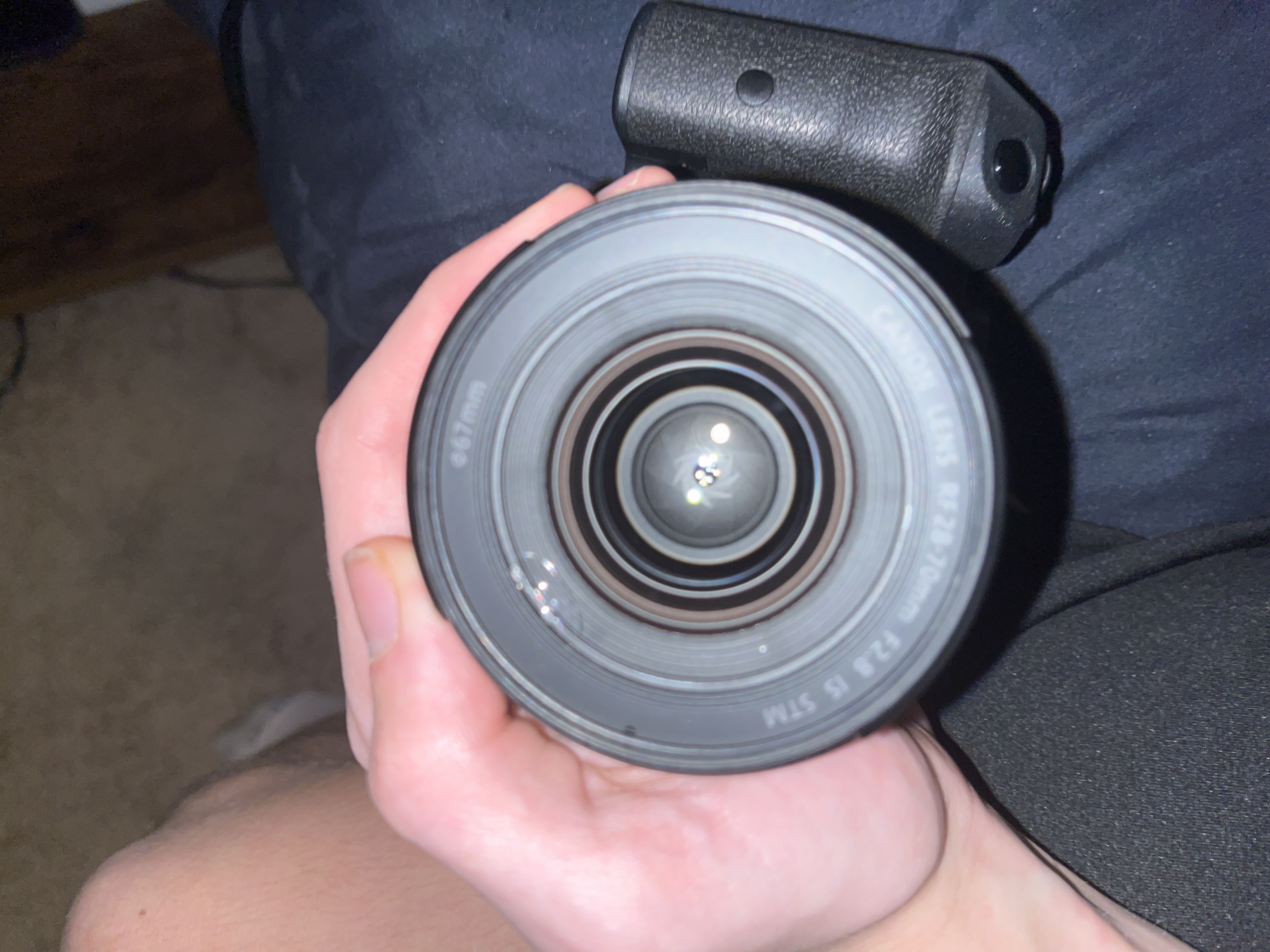 Canon RF 28-70 F2.8 IS STM lens cracked under top ... - Canon Community