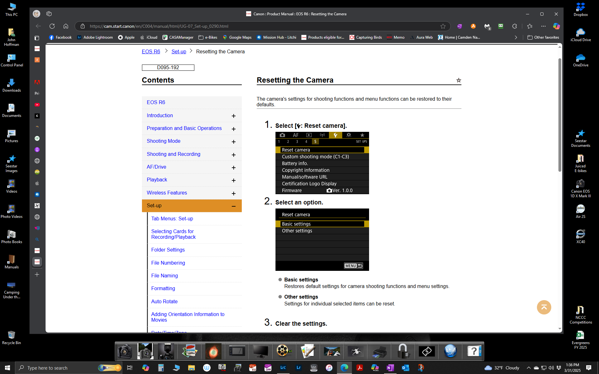 Solved: EOS R6 LCD screen doesn't reflect final image - Canon Community