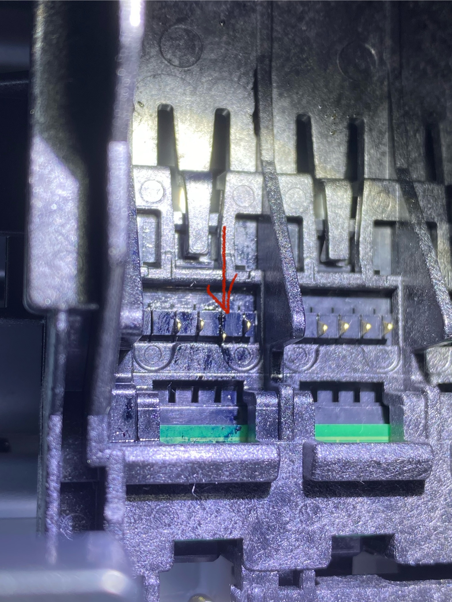 Canon pixma ts705 contact pin damage - Canon Community