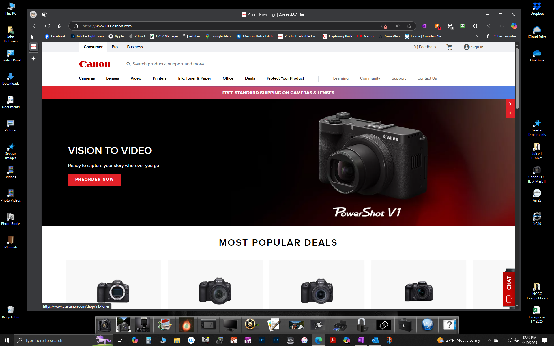 Canon USA Website down? - Canon Community