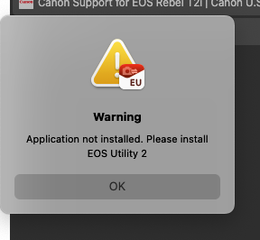 Rebel T2i - Won't connect to Macbook and EOS Utili... - Canon Community