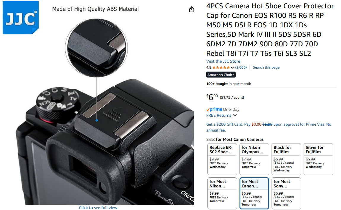 Rubber Hot Shoe Covers Included With EOS R3 & R5? - Canon Community