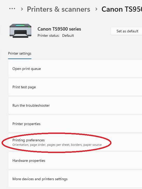 TS9520 defaults to rear paper tray - Canon Community