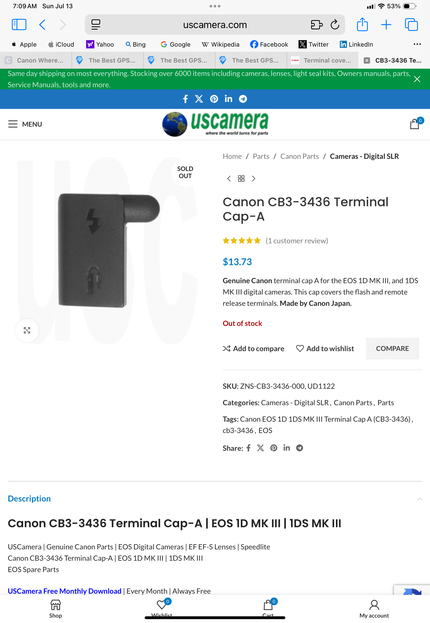 Terminal cover (top) for 1DS mk iii - Canon Community