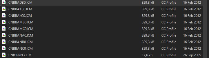 Solved: Re: CANON PIXMA iP7250 icc description - Canon Community