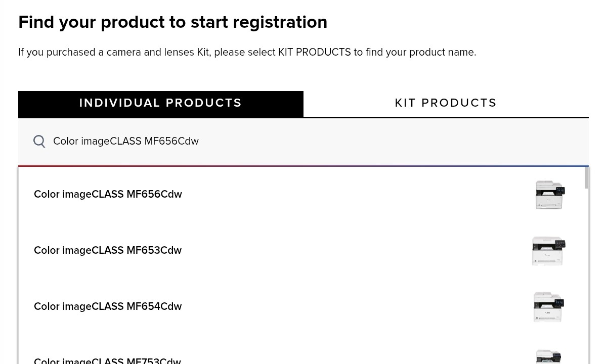 Registration trouble with imageClass MF656Cdw - Canon Community