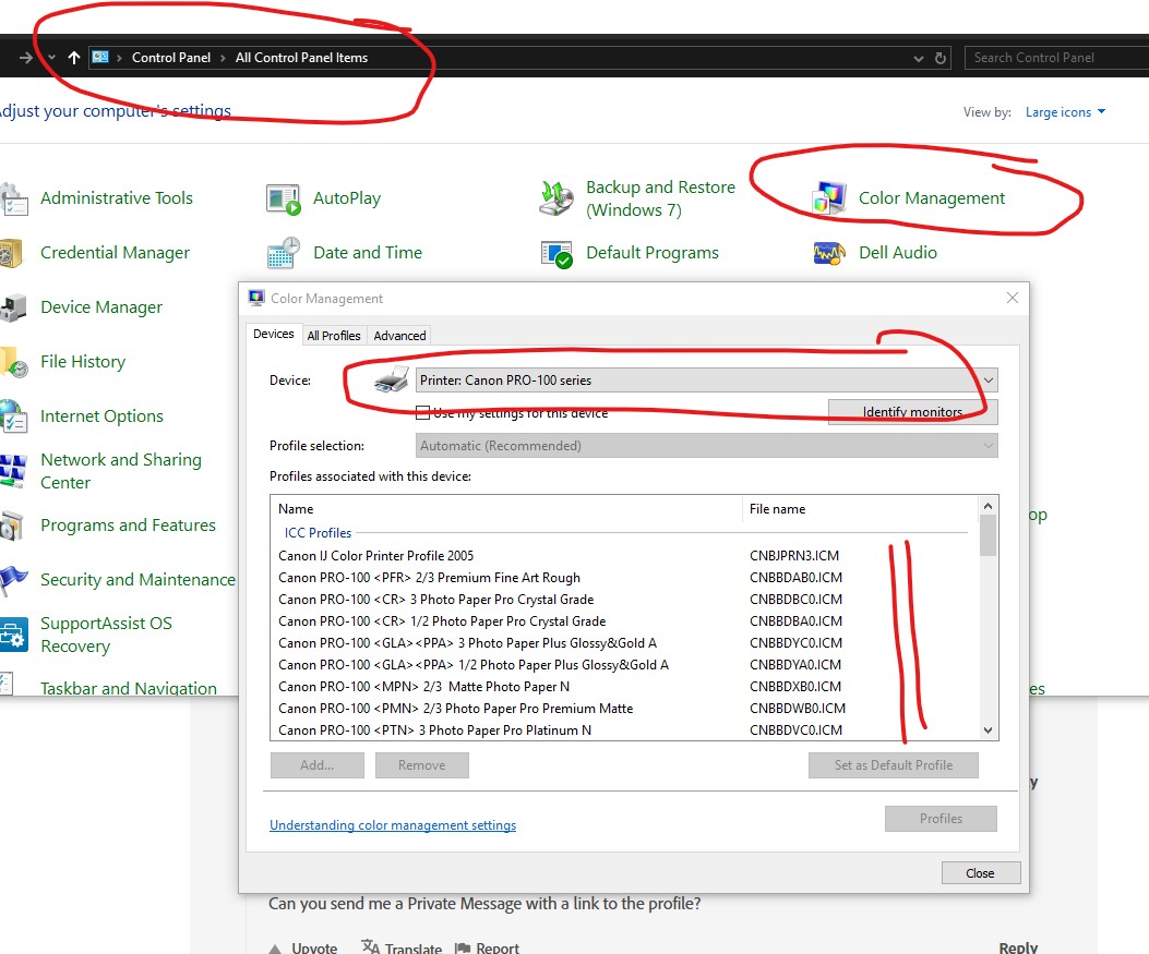 Solved: PIXMA MG3620 Printer Profiles - Canon Community
