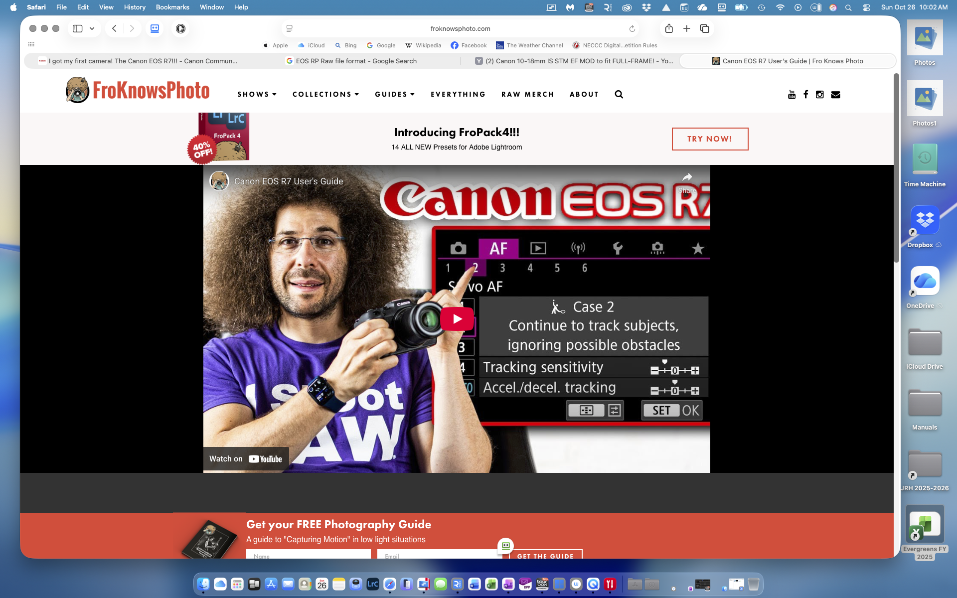I got my first camera! The Canon EOS R7!!! Any tip... - Canon Community