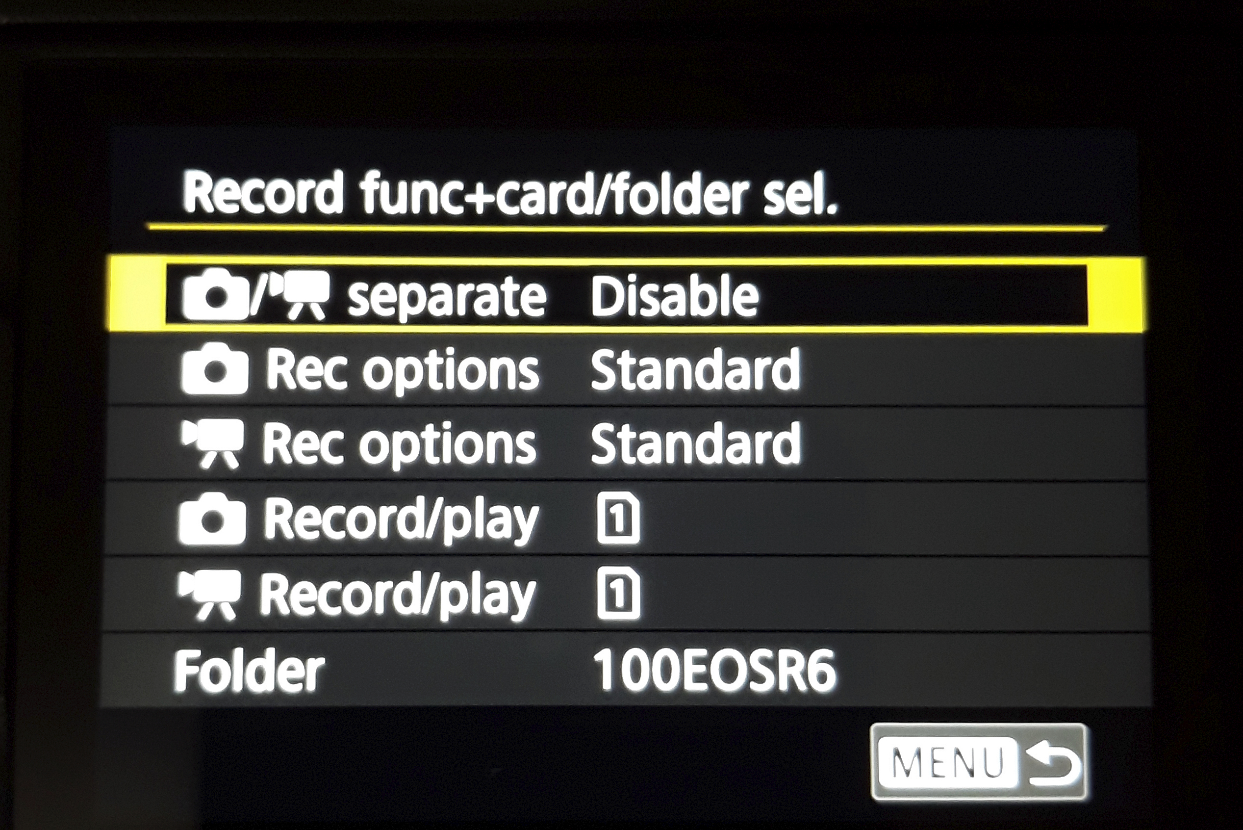 Solved: R6 Mark II SD card in camera but can't shoot video... - Canon ...