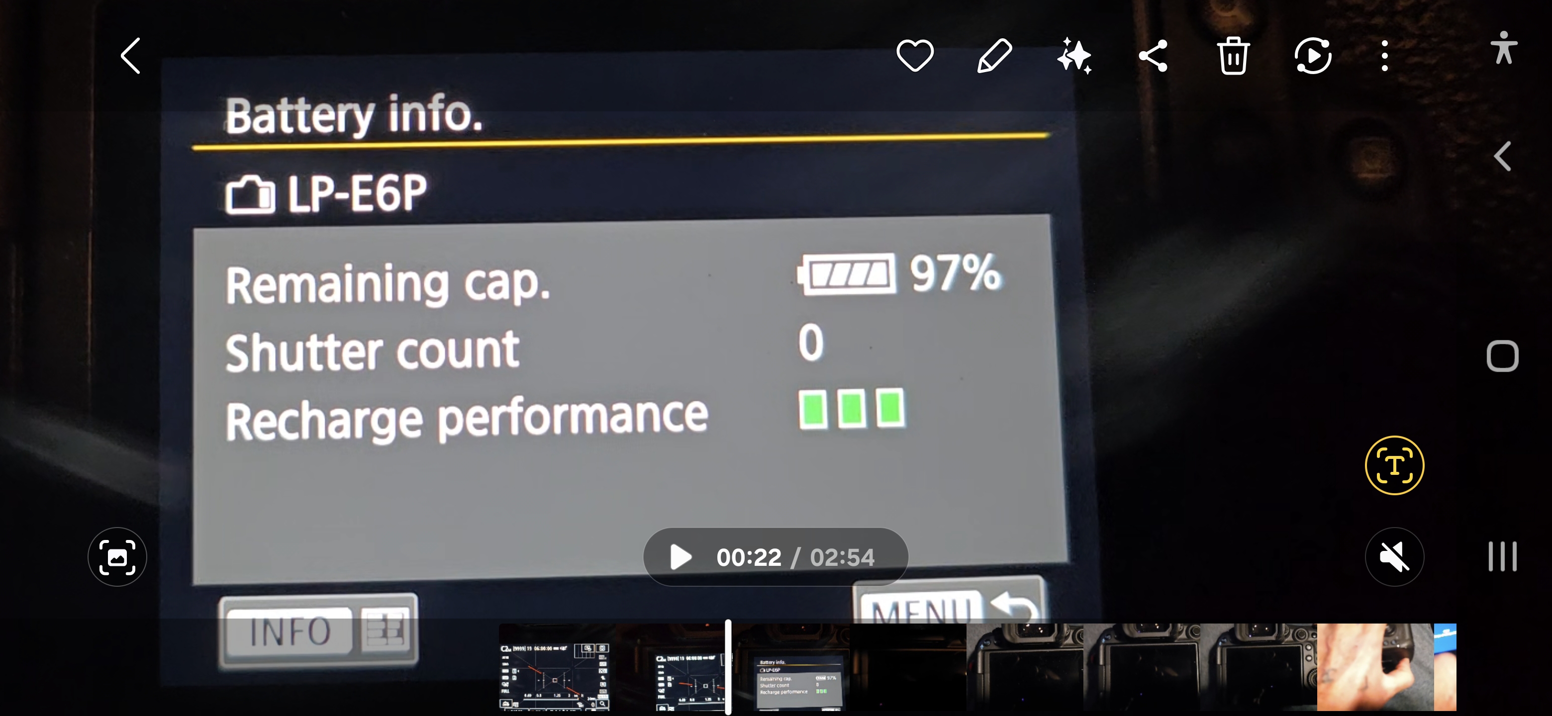 EOS R5 Mark II - battery showing Change or Charge ... - Canon Community