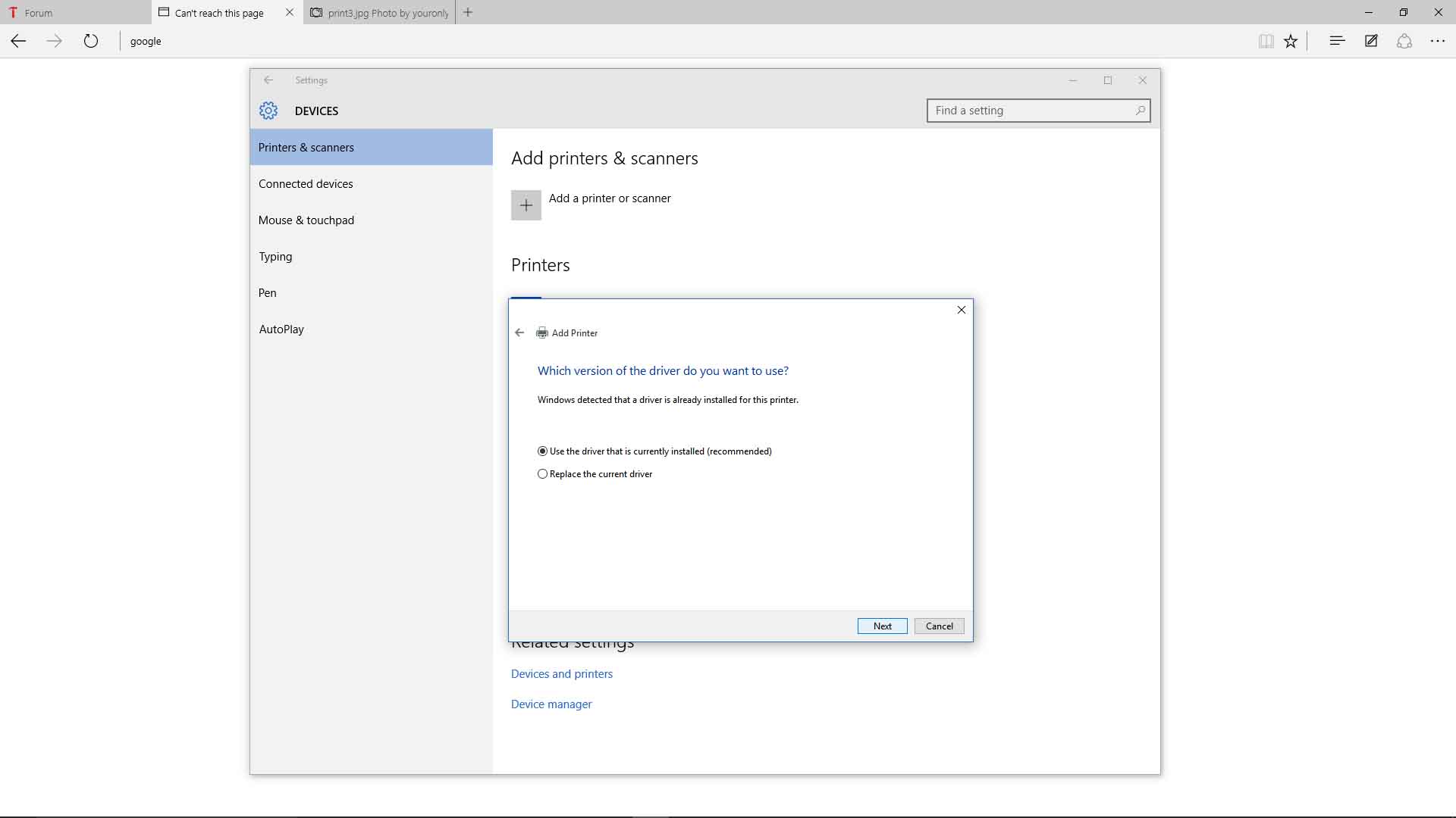 Making my printer work with Windows 10 after upgra... - Canon Community