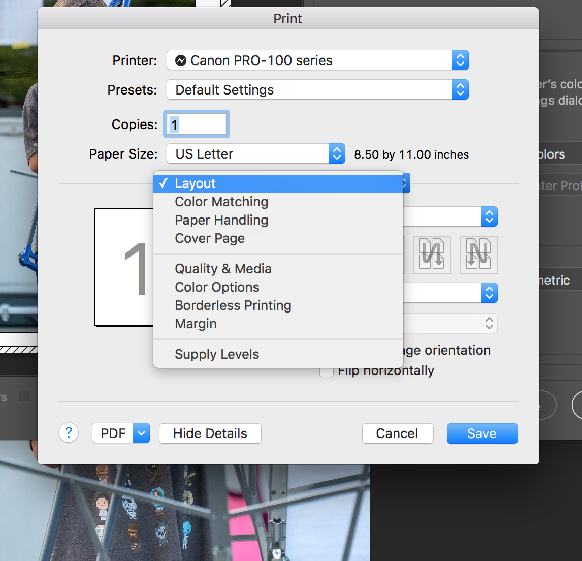 Solved: Pixma Pro-100 printing from PS on a Mac - Question... - Canon ...