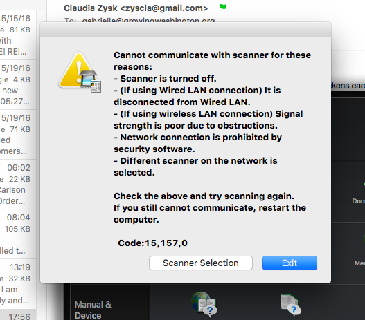 MG3500 wireless printing still works, scanning sto... - Canon Community